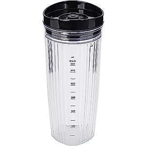 ZWILLING Enfinigy Personal Blender Jar with Drinking Lid and Vacuum Lid - Black