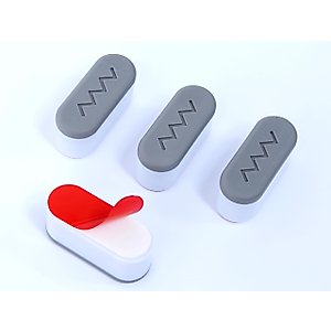 Toilet Seat Bumper (Upgrade 3.0) Bidet Seat Bumpers with Strong Buffer and Adhesive Function for Bidet Attachment - Keep Your Toilet Seat More Secure and Comfortable!(4 Pieces)