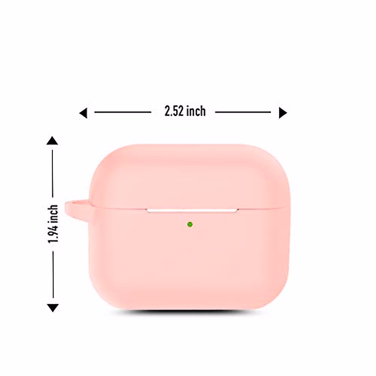 Felicey AirPods Pro Case, AirPods 3 Soft Silicone Full Protective Shockproof Cover for AirPods Pro (Front LED Visible)