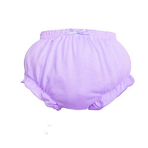 Orinery Cotton Underwear Baby Girl Undies Breathable Bloomers Briefs Infant Toddler Panties Kids Ruffle Assorted Boxer 6-Pack(BD0515, 1-2T