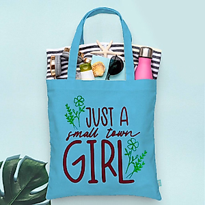 SPHENNE Canvas Tote Bag (Sky Blue)