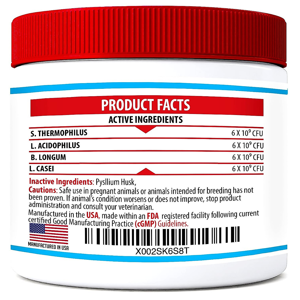 Azovast Plus Kidney Health Supplement for Dogs & Cats, Oral Powder (6 Oz) - (120 Doses/Jar) NO Refrigeration Required - Help Support Kidney Function & Manage Renal Toxins (Made in U.S.A) (6 Oz)