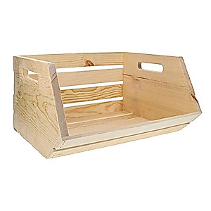 Make Market 18”; Stackable Wood Bin