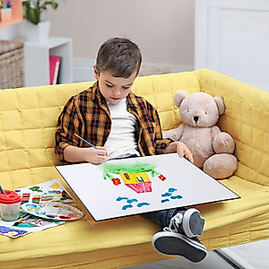 4 Pcs Folding Blank Game Board, Make Your Own Game Board, Quad Fold Dry Erase Blank Game Board for School Classroom DIY Game Activities, 18 x 18 Inches