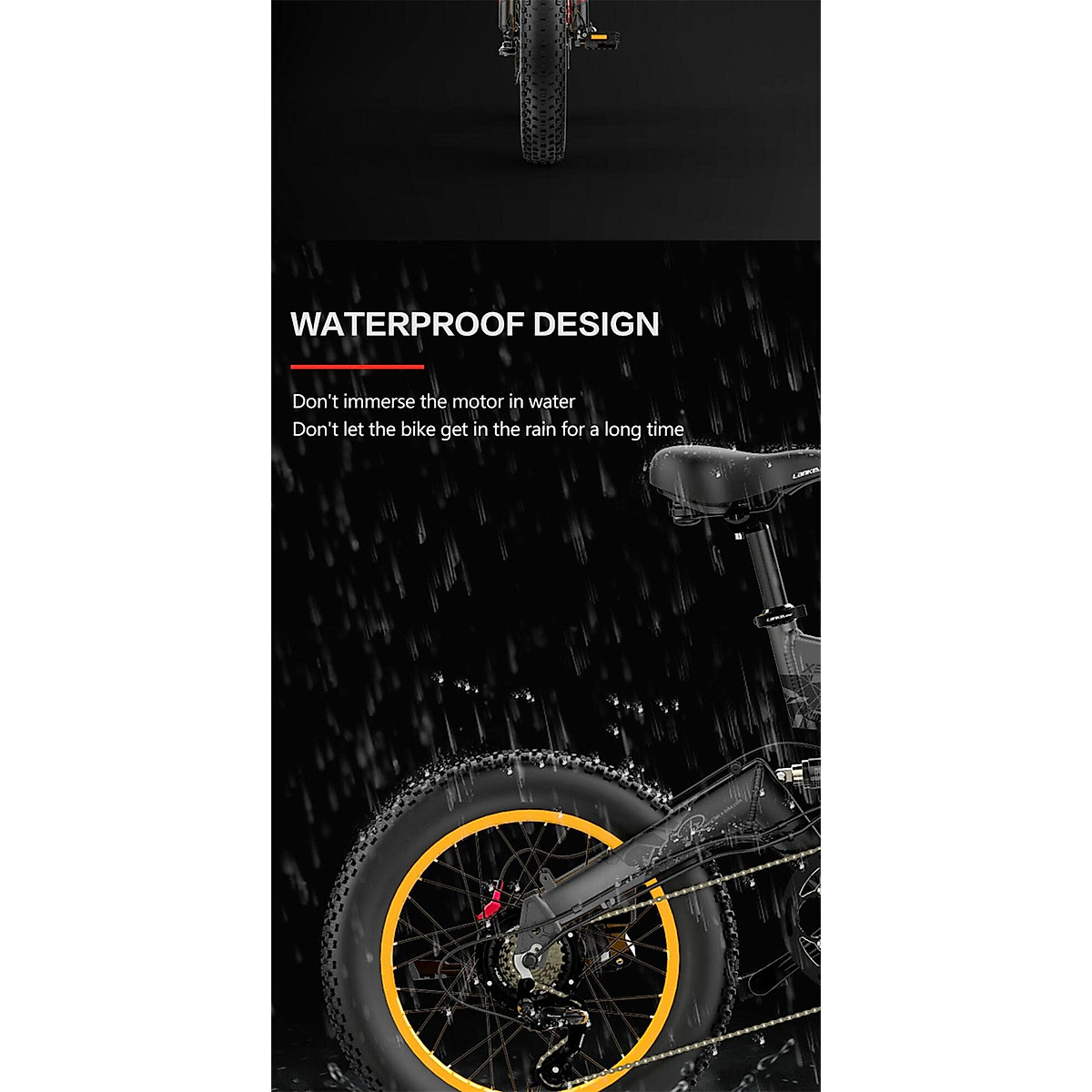 iRonsnow Lankeleisi 20" Fat Tire Electric Bike, 1000W Motor Folding Bicycle 28MPH 90NM - 7 Speed E Snow Mountain Ebike 48V 17.5Ah Lithium Battery E-Bike