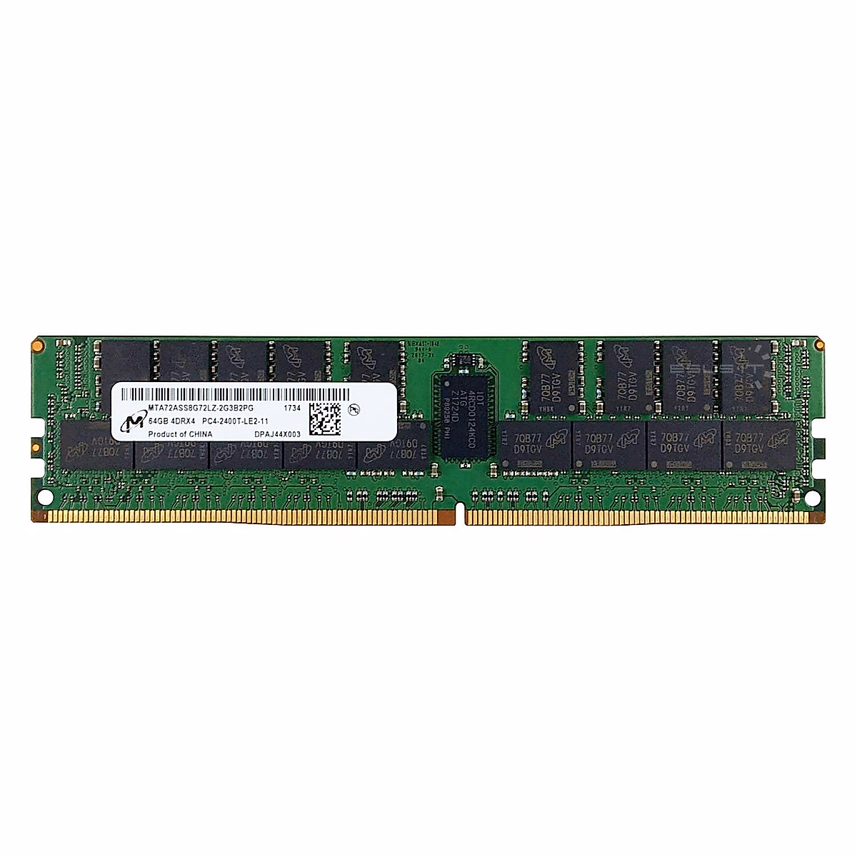 Micron 64GB DDR4-2400 4RX4 ECC LRDIMM MTA72ASS8G72LZ-2G3B2