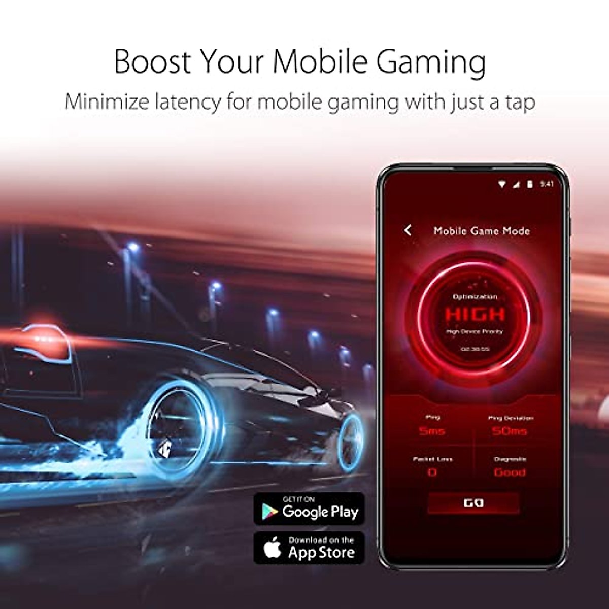 ASUS RT-AX82U AX5400 Dual-Band WiFi 6 Gaming Router, Game Acceleration, Mesh WiFi Support, Dedicated Gaming Port, Mobile Game Boost, MU-MIMO, Aura RGB (Renewed)
