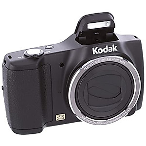 Kodak PIXPRO Friendly Zoom FZ201 16 MP Digital Camera with 20X Optical Zoom and 3" LCD Screen (Black)