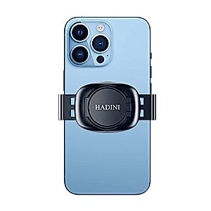 HADINI Metal Phone Clamp for Magnetic Car Mount Metal Phone Clip Work for All Magnet Car Holder [Clamp and Remove at Anytime] Phone Magnetic Plate Compatible with The Smartphones  from 4.7-7 inch