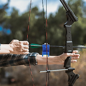 LIOOBO Archery Tuning Level Combo Tool Archery Accessory Professional Positioner Convenient Positioner Portable Leveler Accessory Bow String Level Kit Bow String Level Kit