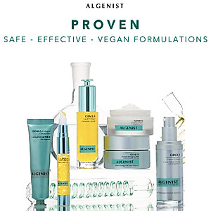 Algenist Pure GENIUS Collection Kit - Liquid Collagen, Ultimate Anti-Aging Melting Cleanser, Eye Cream & Face Cream - Non-Comedogenic & Hypoallergenic Skincare (4 Piece Skincare Set)