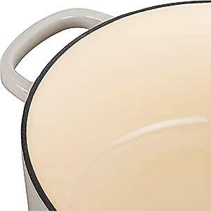 BALLARINI Bellamonte Cast Iron 6-qt Round Dutch Oven - Crema White