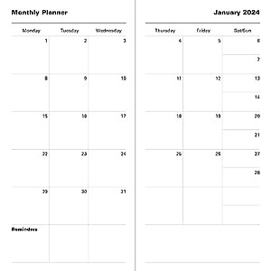 Letts Classic Slim week to view with appointments and planners 2024 diary - burgundy