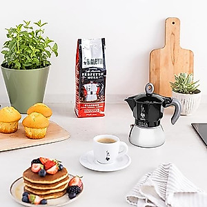 Bialetti - Moka Induction, Moka Pot, Suitable for all Types of Hobs, 2 Cups Espresso (2.8 Oz), 90 milliliters,Black