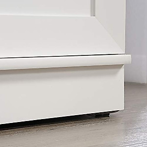 Sauder Homeplus Wardrobe, Soft White finish