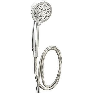 Moen 26015 Caldwell Hand Held Shower Head Set Multi Function 2.5 GPM Spray with Hose, Chrome