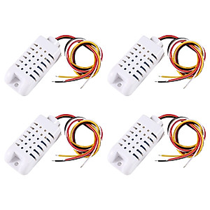 Alinan 4pcs SHT30 Digital Temperature and Humidity Probe Sensor SHT30 Profional Temperature Humidity Censation Probe Sensor I2C Interface with Shell for Iic Digital Signal 0-100 Percent Rh