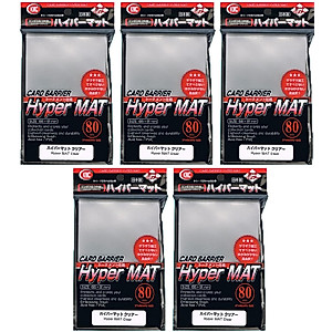 KMC Hyper Matte Sleeves (400 Pack), Clear