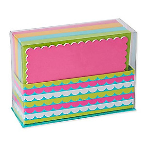 American Greetings Single Panel Blank Cards with Envelopes, Bright Colors, Patterns and Shapes (40-Count)