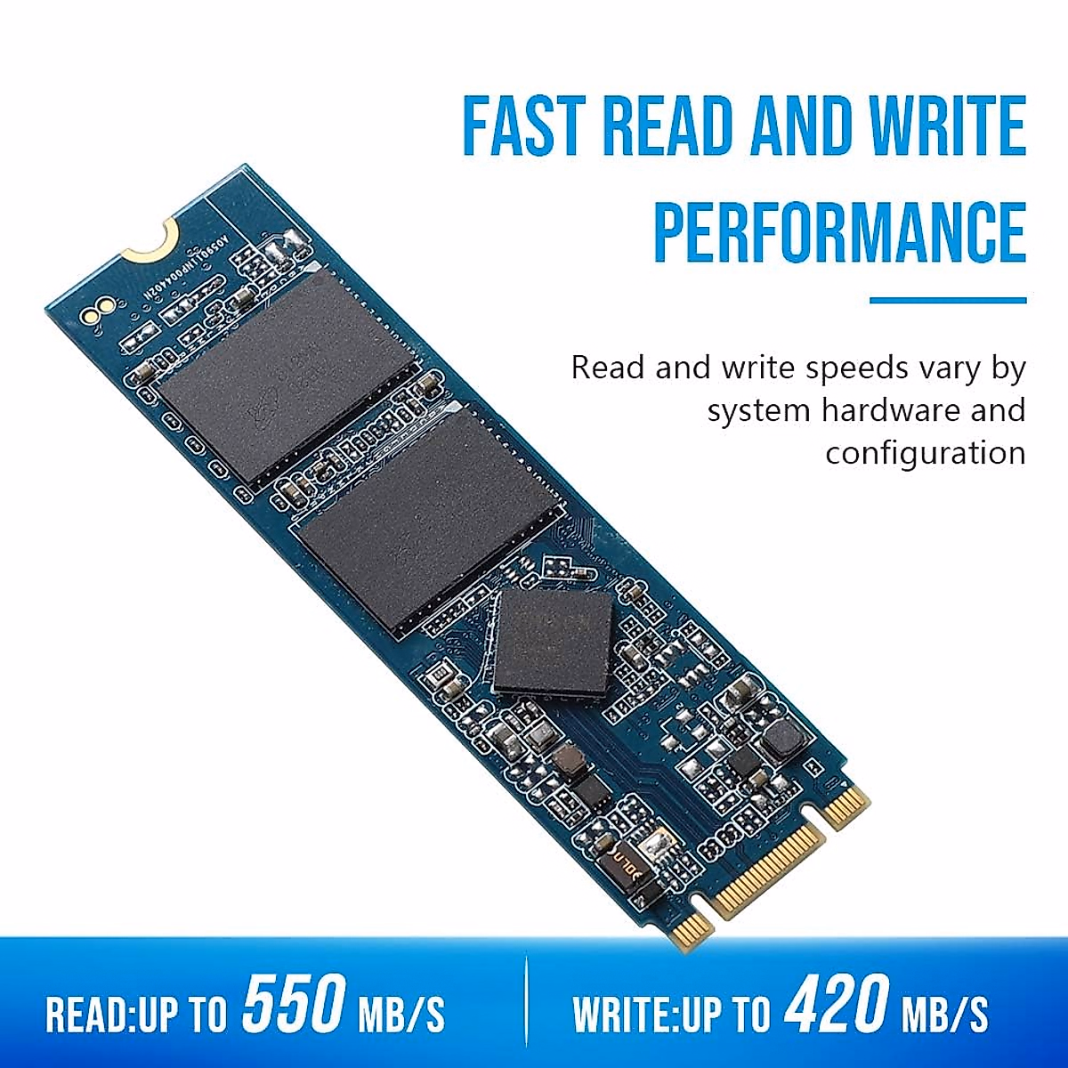 THU Internal SSD, 128GB NAND M.2 2280 SATA NGFF, Gen 3 x 4 Internal Solid State Drive R/W 300/350MB/s SSD (128 GB)