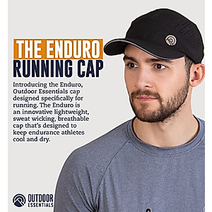 Running Hat for Men - Dry Fit Running Cap for Women, Tennis Hats, Breathable Hat, Workout Cap for Baseball,Sweat Wicking Hat Black