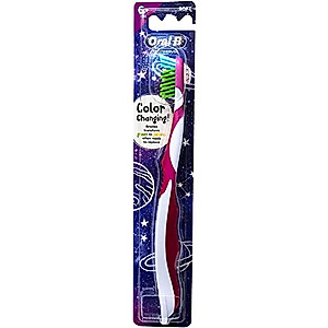 Oral-B Pro-Health Junior CrossAction Galaxy Toothbrush, Ages 6+, Soft (Colors Vary) - 1 Count