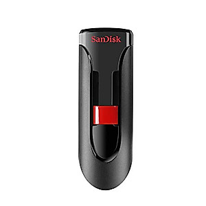 SanDisk 32GB Cruzer Glide USB 2.0 Flash Drive - SDCZ60-032G-B35, Red