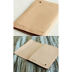 Leather iPad mini 6 Case, iPad air 4th 10.9 Case, iPad 10.2 Case, iPad Pro 10.5 Case, iPad Cover, iPad mini 4 case - 602 - Natural Tan