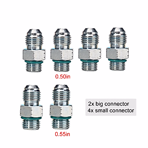 3mirrors High Pressure Oil Pump HPOP Hoses Lines & Crossover Replacement Kit Compatible with Ford Excursion F250 F350 F450 F550 Super Duty 1999-2003 7.3L Powerstroke Turbocharged Engine