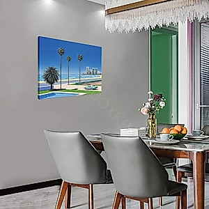 Modern Art Poster by Surrealist Artist Hiroshi Nagai (8) Canvas Poster Bedroom Decor Office Room Decor Gift Frame-style 20x16inch(50x40cm)