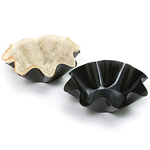 Norpro Nonstick Tortilla Bowl Bakers/Makers, Set of 2, 1-Pack, Black