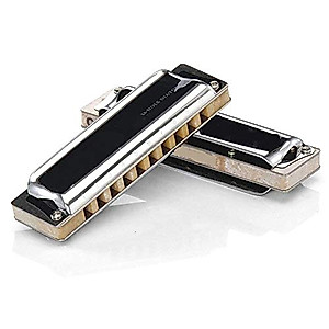 WAAZVXS M20 Diatonic Harmonica 10 Holes 20 Notes Blues Harp Key of C D Professional Musical Instruments (Color : Key of Low F)