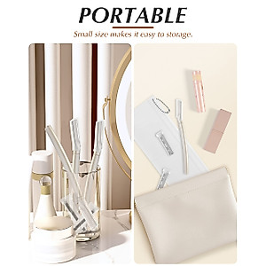 Dermaplane Razor for Face Professional, Facial Razors for Women&Men Face with 20 Blade Refills, Eyebrow Razor for Women and Men