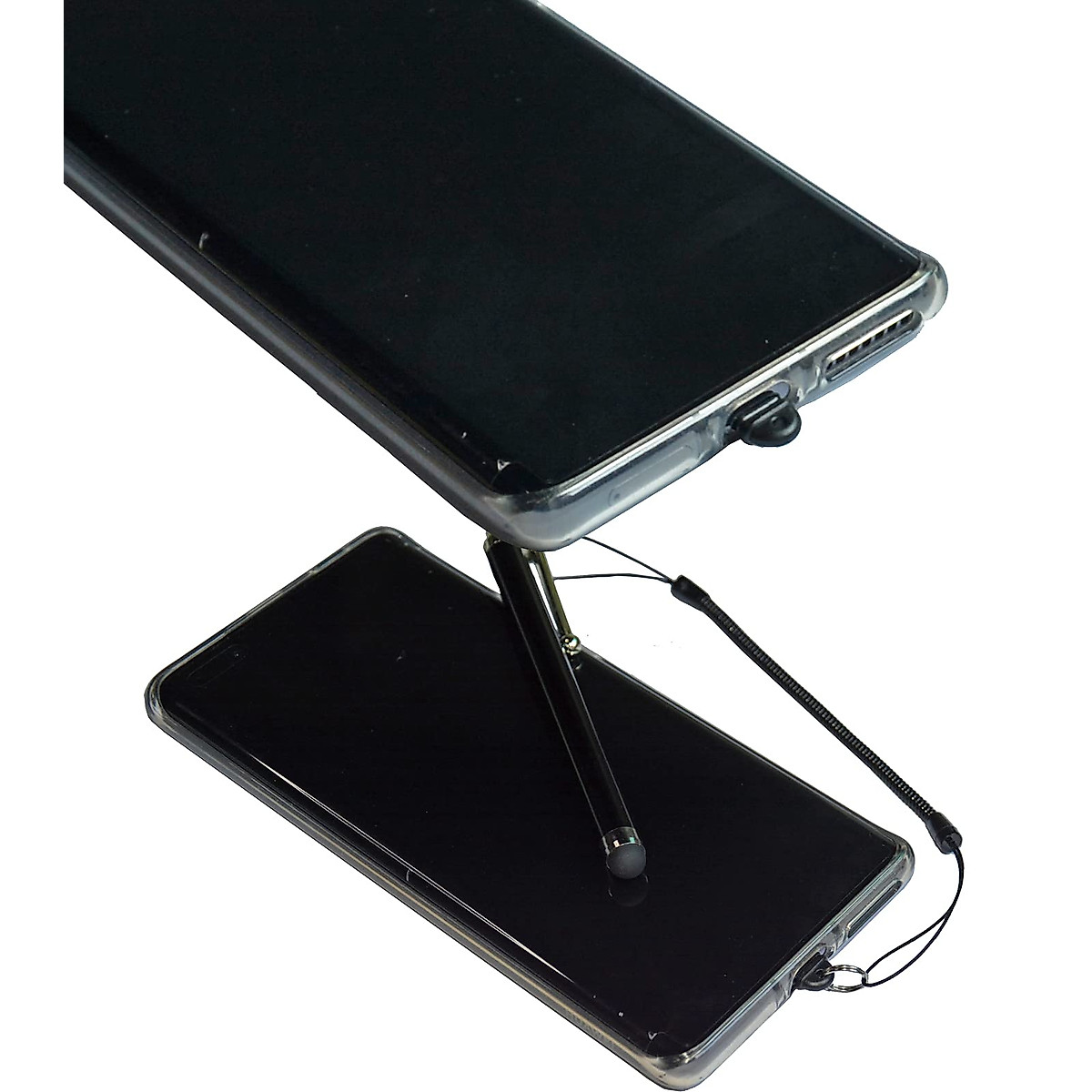 ColorYourLife 20 Pcs Anti Dust Plugs Covers for USB C Compatible with Samsung S21, S20, S10, S9, Notes, for Pixel, Laptops, Tablets, Smart Phones and Microfiber Cleaning Cloth