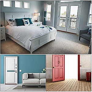 McDILS Under Door Draft Blocker White - Door Draft Stopper 32 to 38 inches - Weatherproofing Door Seal Strip - Draft Stopper for Bottom of Door - Noice Reduction Sound Proof Door Draft Blocker White