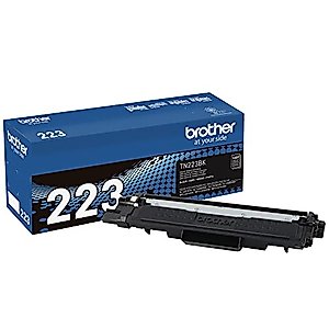 Brother Genuine TN223BK, Standard Yield Toner Cartridge, Replacement Black Toner, Page Yield Up to 1,400 Pages, TN223, Amazon Dash Replenishment Cartridge