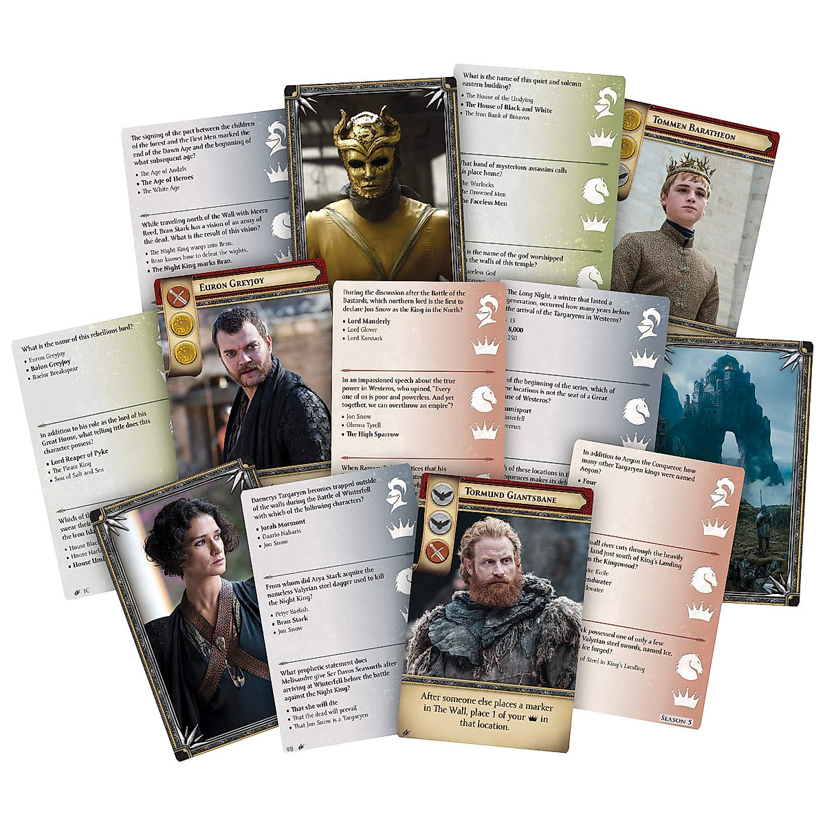 Game of Thrones Trivia Game Expansion: Season 5-8 - Over 1200 New Questions! Ages 14+, 2-5 Players, 30-60 Minute Playtime, Made by Fantasy Flight Games