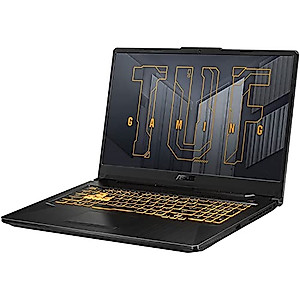 2022 ASUS TUF FX706HE Gaming Laptop 17.3” 144Hz FHD IPS Display Intel 6-Core i5-11260H 16GB DDR4 1TB NVMe SSD NVIDIA GeForce RTX 3050Ti 4GB GDDR6 WIFI AX BT 5.2 USB-C Backlit RJ45 Windows 10 Pro w/USB