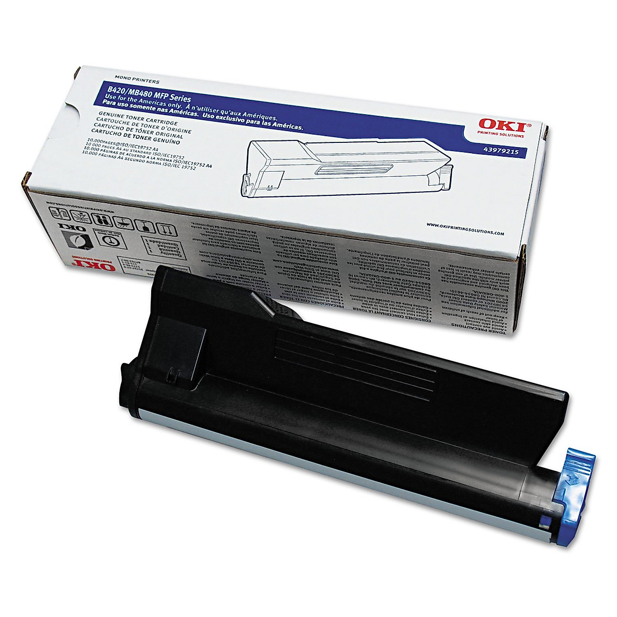 OKIDATA B420MB480 MFP Series Toner (12K Pages) - 43979215