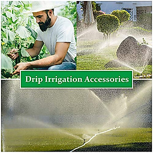 150 Pieces Drip Irrigation Plug irrigation goof plug 1/4 1/2 Drip Irrigation Tube End Closure Hole Plugs for Home Garden Pipe Supplies