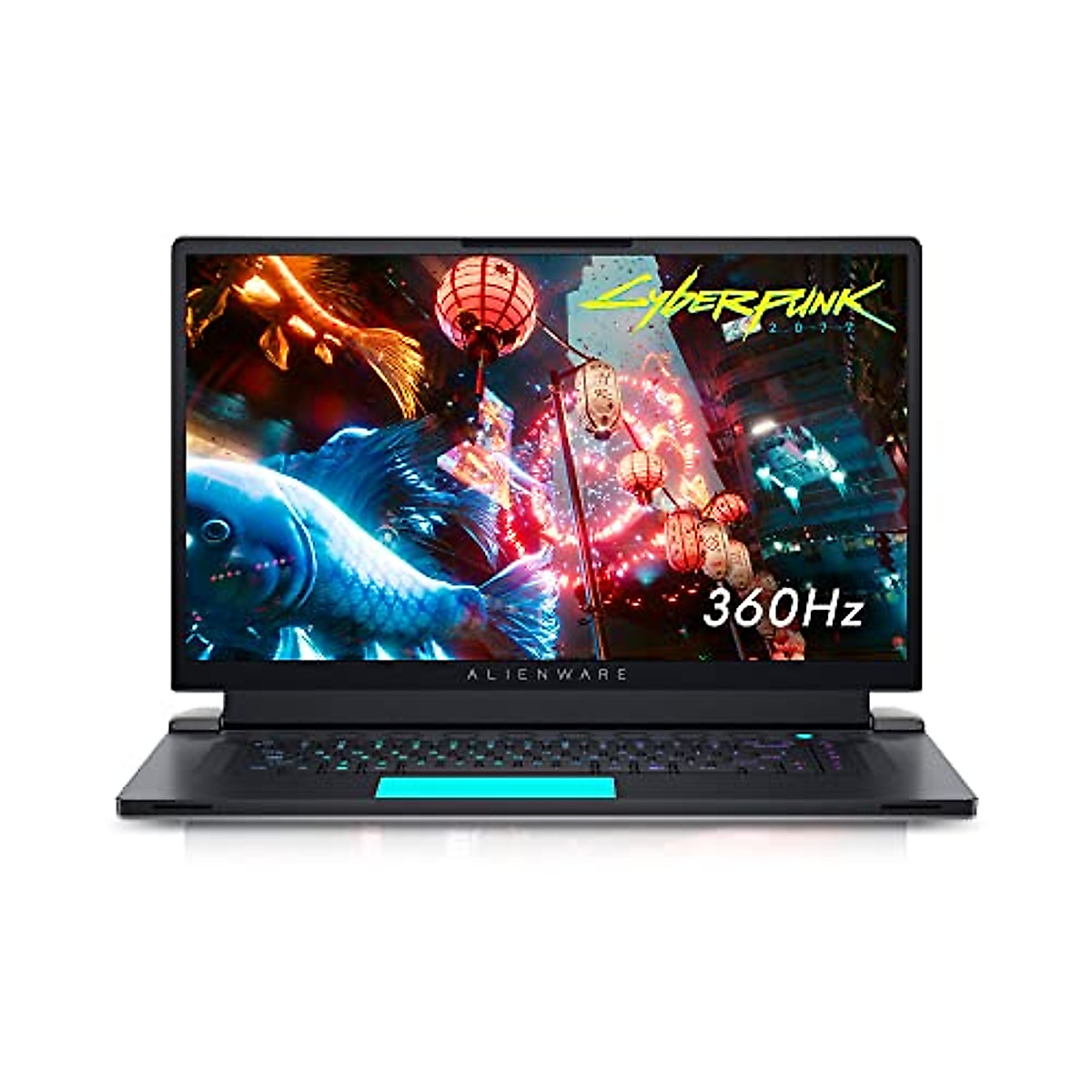 Alienware X17 R1, 17.3 inch FHD 360Hz Non-Touch Gaming Laptop - Intel Core i7-11800H, 32GB DDR4 RAM, 1TB SSD, NVIDIA GeForce RTX 3080 16GB GDDR6, Windows 11 Home - Lunar Light