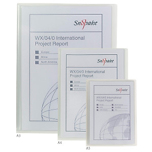Snopake A5 Presentation Display Book 20 Pockets – Clear, Pack of 1