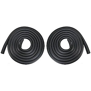 ECOTRIC Door Seals Rubber Weatherstrip Pair Set for 1973-1979 Ford Bronco F100 F150 F250 F350 Black