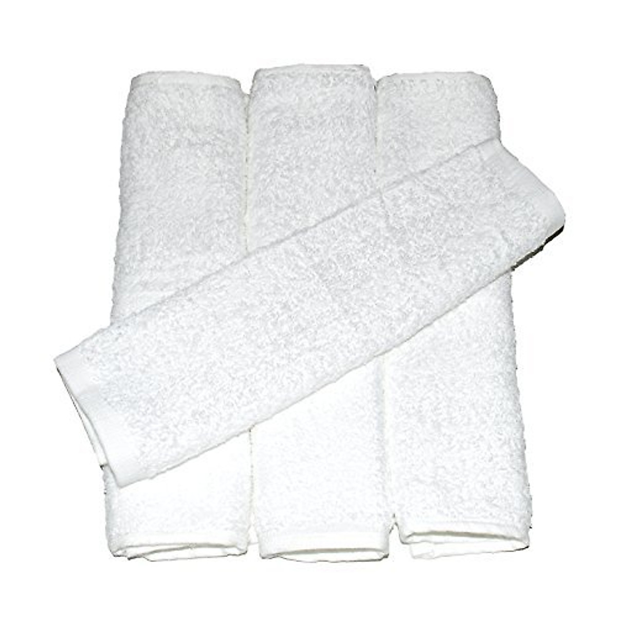 BC BARE COTTON 892-101-01 Washcloth, Set of 24, White