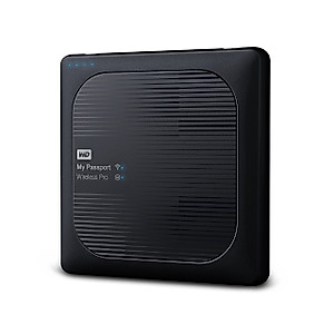 WD 1TB My Passport Wireless Pro Portable External Hard Drive, Wifi USB 3.0 - WDBVPL0010BBK-NESN