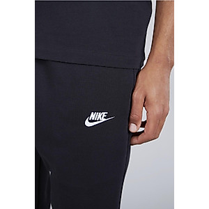 Men's Nike Sportswear Club T-Shirt, Nike Shirt for Men with Classic Fit, Black/White, XS