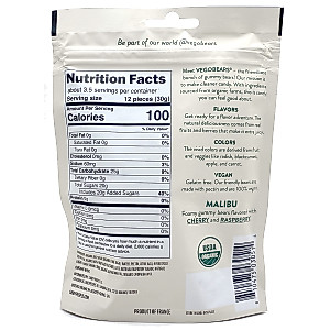 VegoBears Vegan Gummy Bears Variety Pack – Organic Gummy Bears, Vegan Gummies, Organic Candy, Vegan Candy, Gelatin-Free Gummies