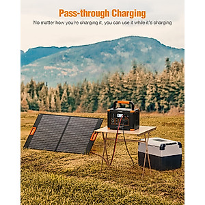 Portable Power Station 1000W (Peak 2000W), GRECELL 999Wh Solar Generator with 60W USB-C PD Output, 110V Pure Sine Wave AC Outlet Backup Lithium Battery for Outdoors Camping Travel Hunting Home