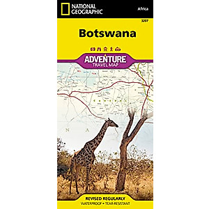 Botswana Map (National Geographic Adventure Map, 3207)
