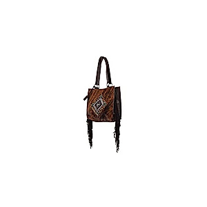 ARIAT Women's Tote Nashville Tote Calf Hair Brown
